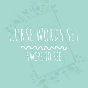 Curse Words for Letterboads and Feltboards - Etsy