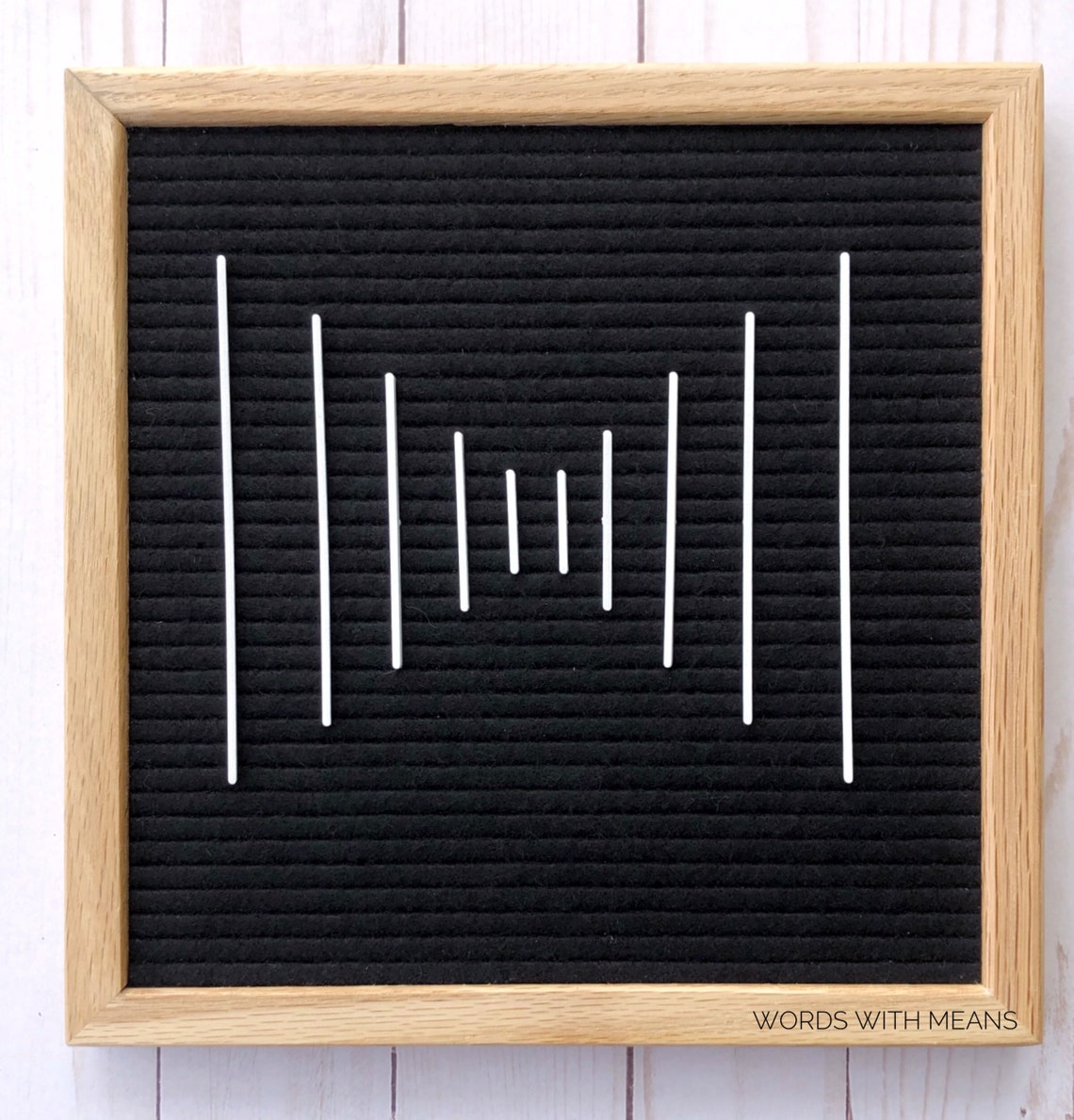 Vertical Line Accents for Letterboard and Feltboard Feltboard - Etsy