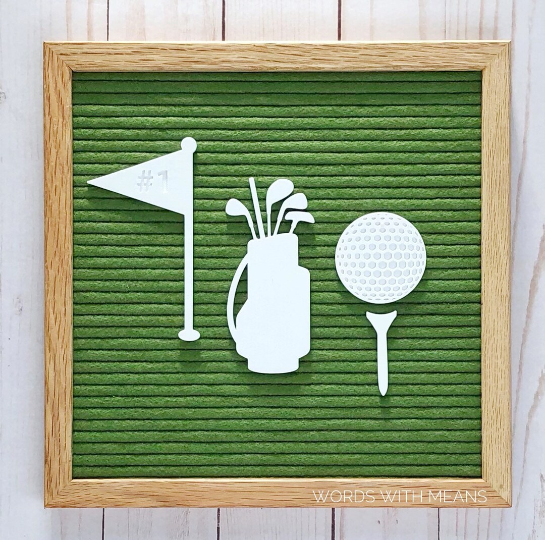 Golf Icon Set for Letterboards, Letterboard Golf, Feltboard Golf ...