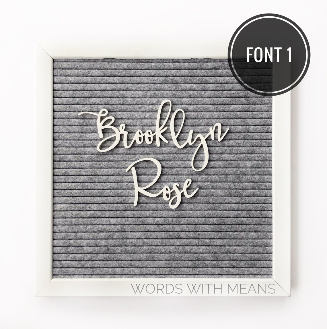 Custom Name or Word for Letterboards and Feltboards New Baby - Etsy