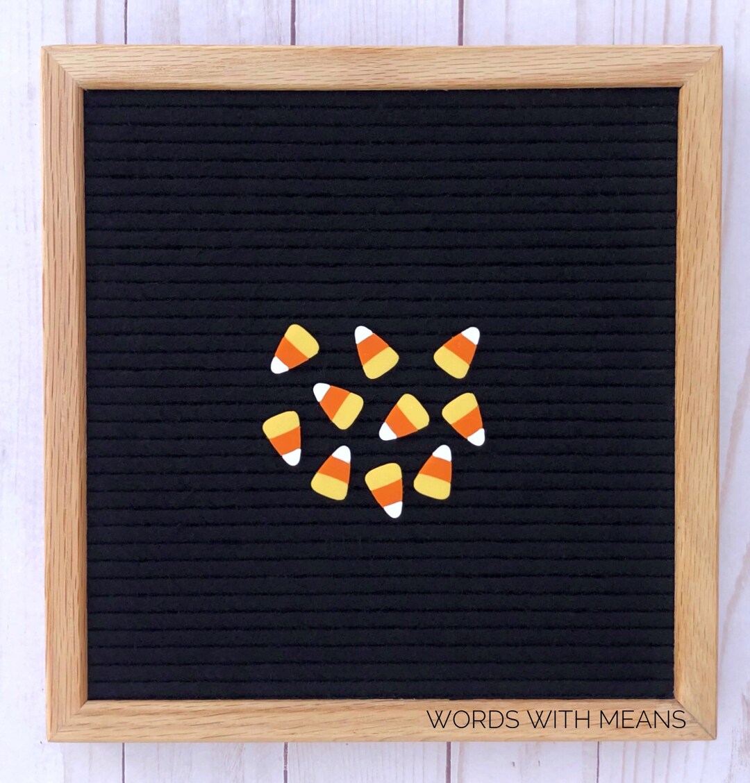 Candy Corn Icons Set, Letterboard Candy Corn, Feltboard Candy Corn ...