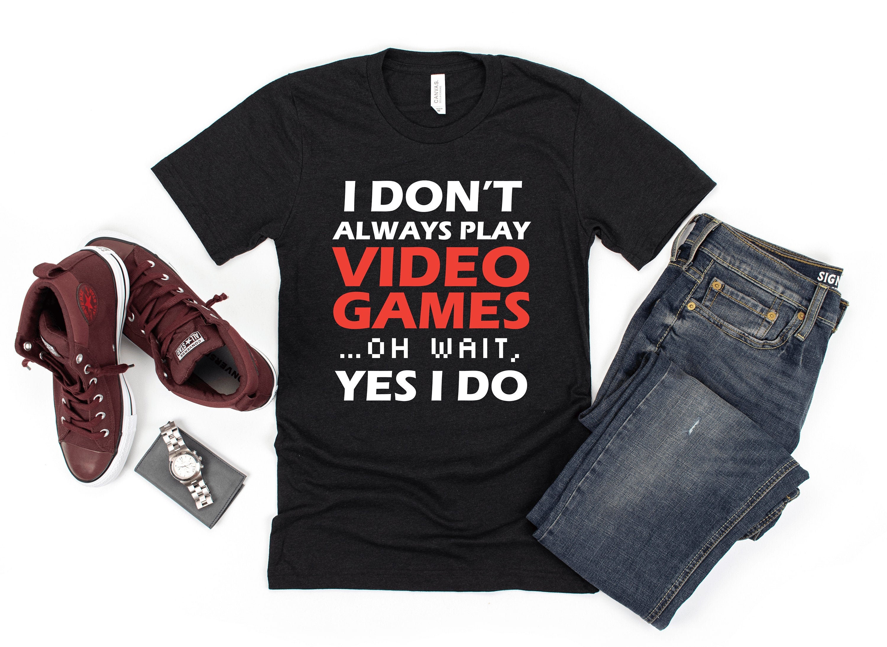 Funny Gamer T Shirt / Video Gamer Shirt / Gamer Gifts / Retro Gamer T ...