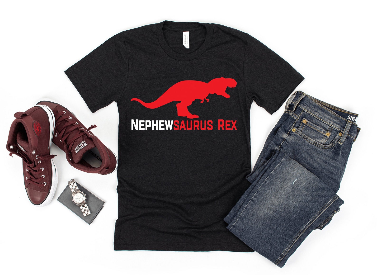 Nephewsaurus / Shirt / Tank Top / Hoodie / Nephew Shirt / Nephew Gift ...