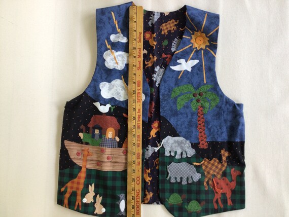 Handmade Kitschy Noah’s Ark Vest - Gem