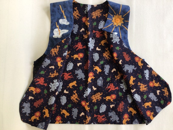 Handmade Kitschy Noah’s Ark Vest - Gem
