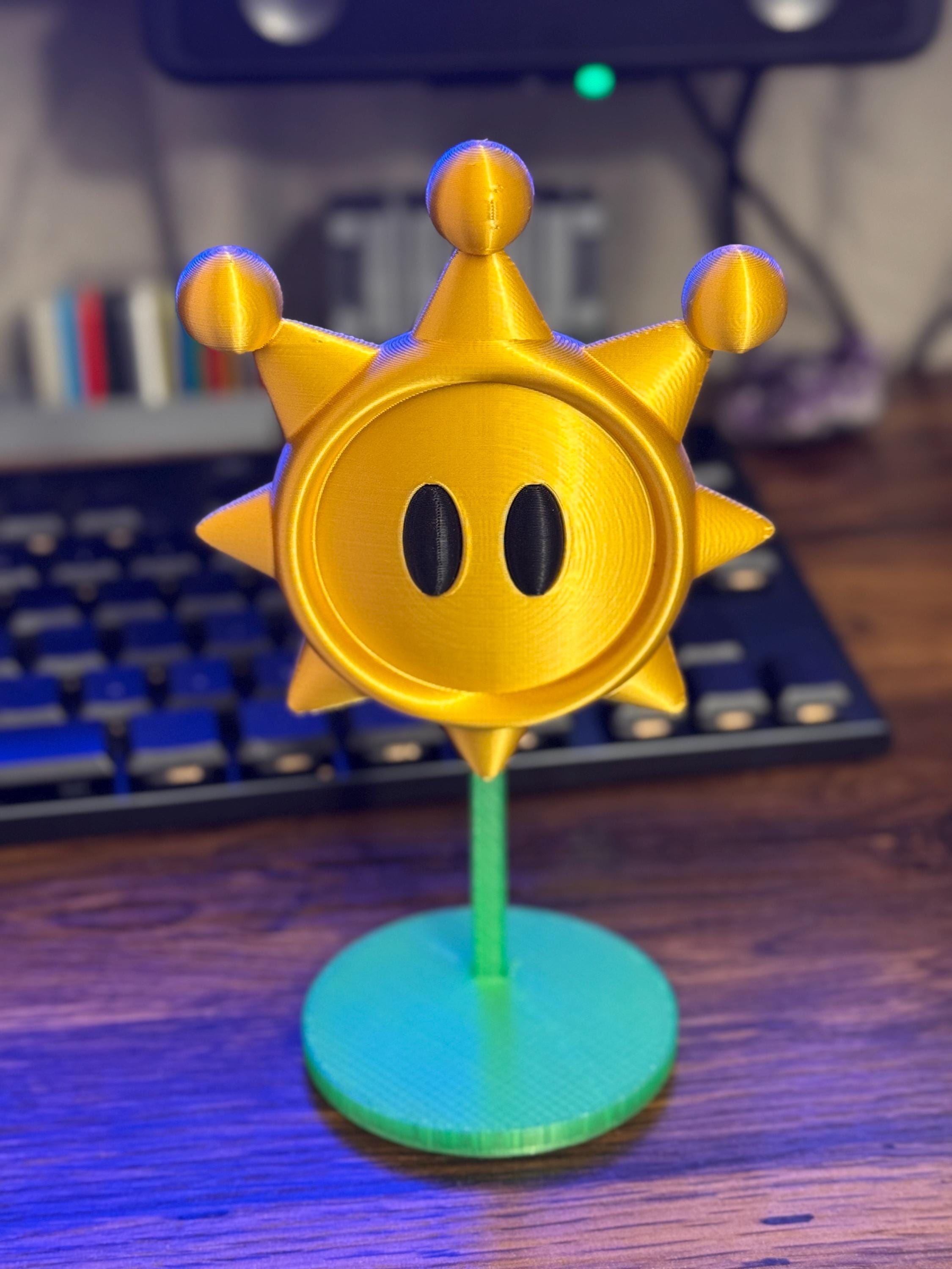 Super Mario Sunshine Shine Sprite - Etsy
