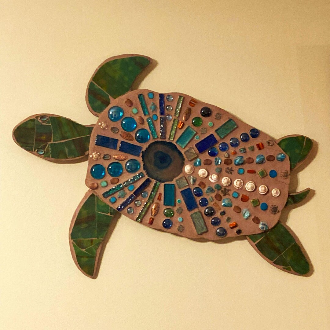 Coastal Chic Sea Turtle Wall Hanging - Etsy