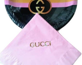 Gucci party supplies | Etsy