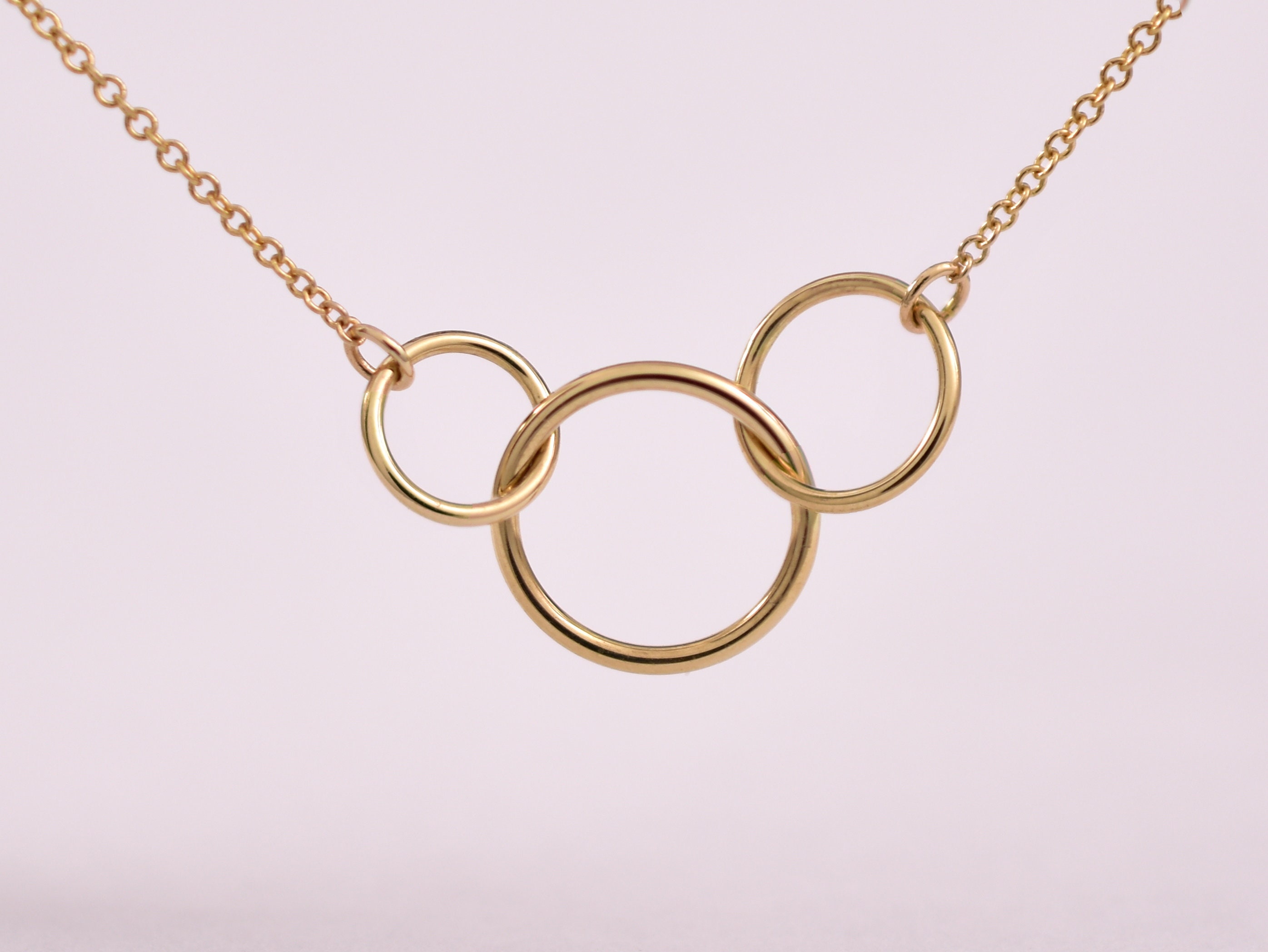 Triple Gold Interlocking Ring