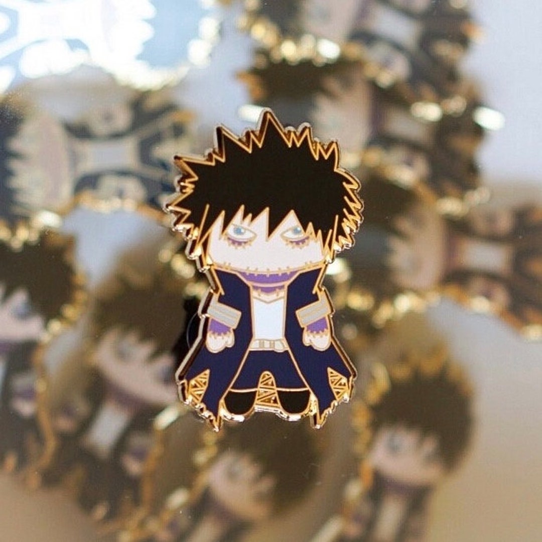Blue Flame Villain, Hard Enamel Pin, Fanart Character Pin, Cute Hard ...