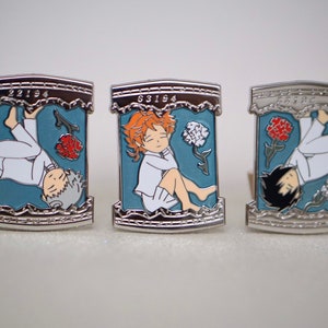 The Product, TPN, Promised Neverland Enamel Pin, Anime Enamel Lapel Pin ...