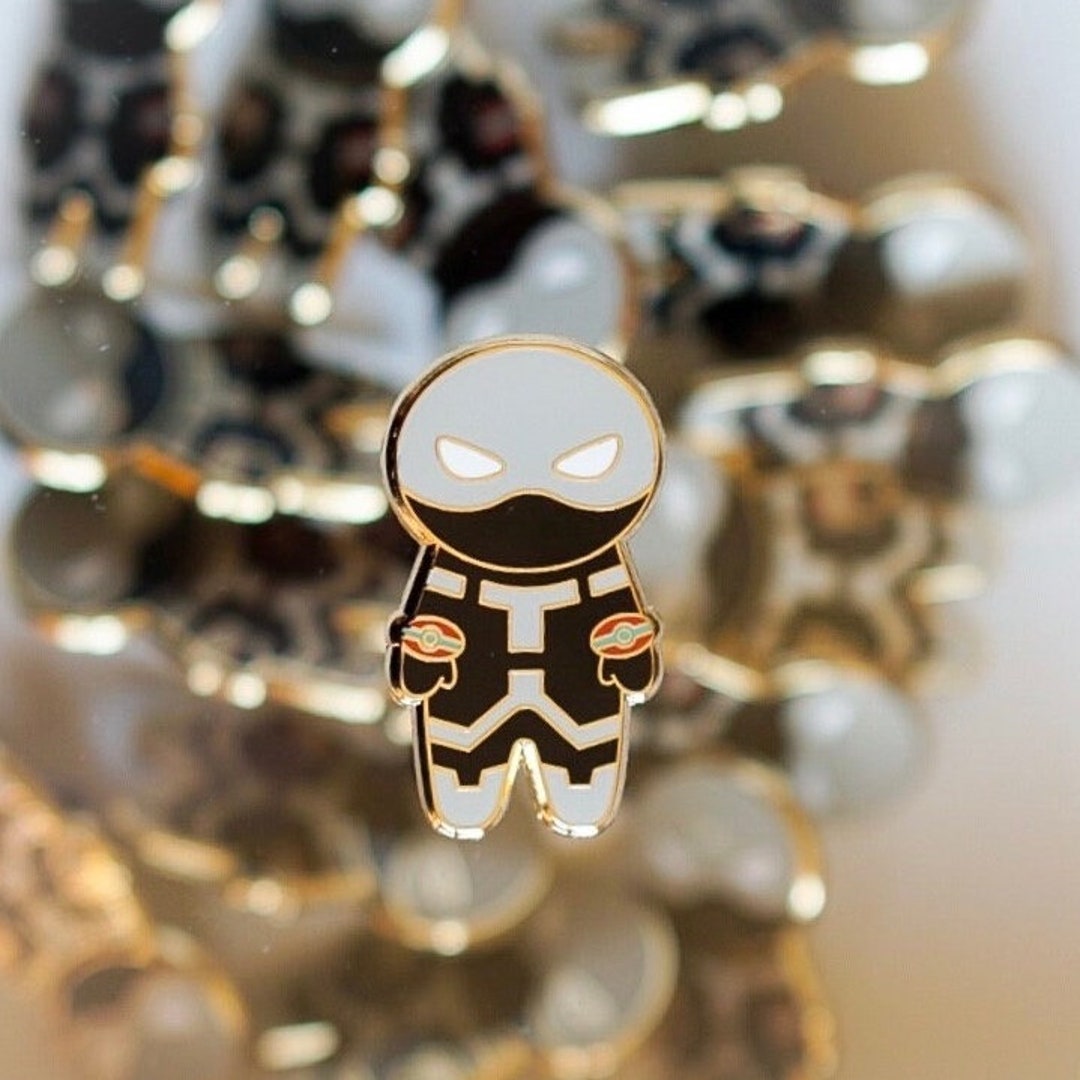 Double Villain, Hard Enamel Pin, Fanart Character Pin, Cute Hard Enamel Lapel Pin Badge ...