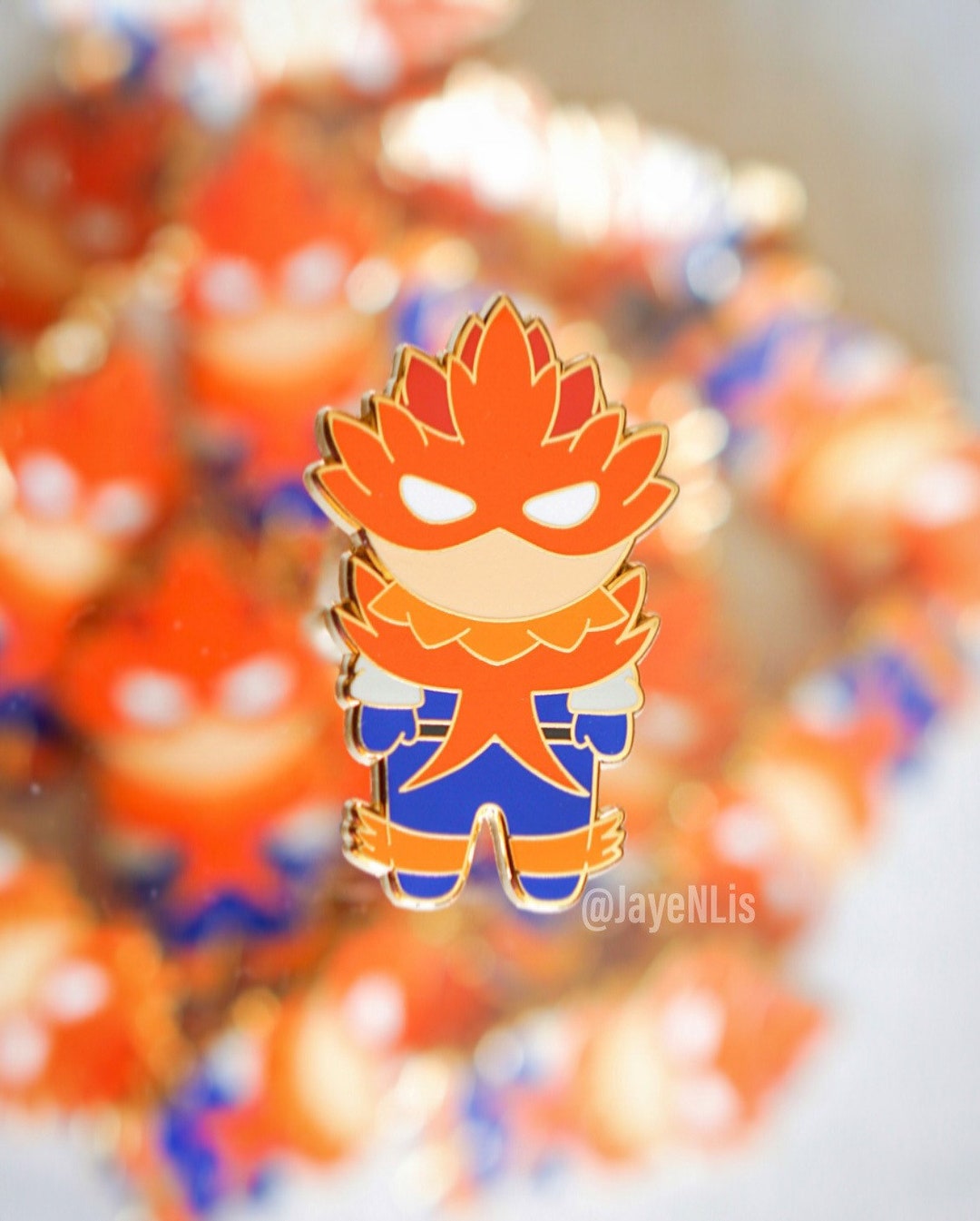 Fire Pops, Hard Enamel Pin, Fanart Character Pin, Cute Hard Enamel ...