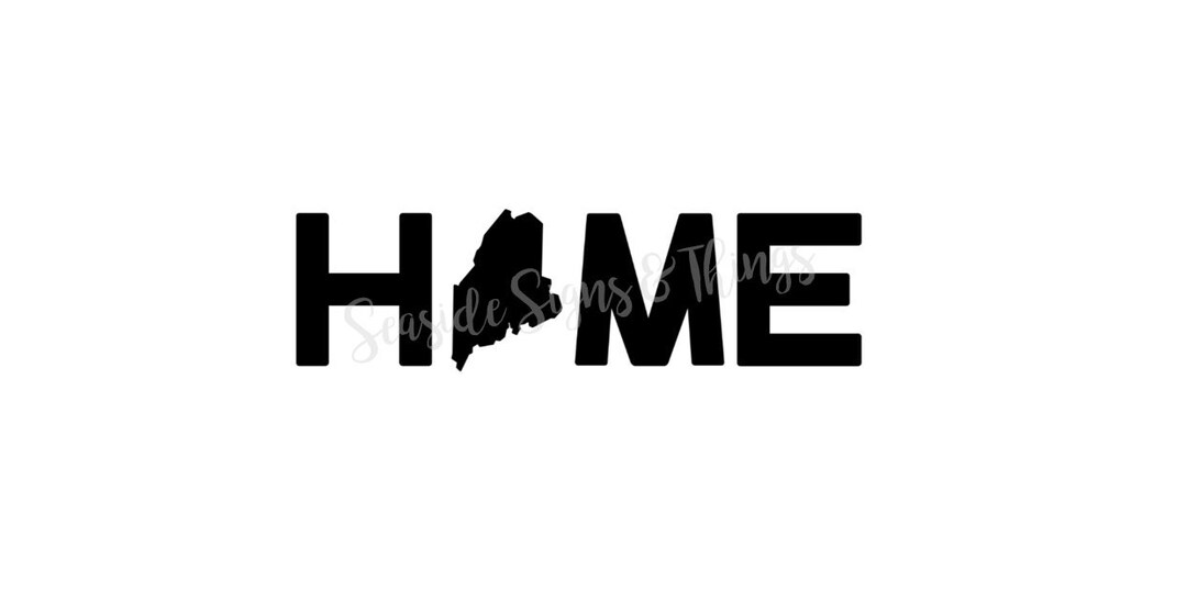 HOME Digital File | Choose Your State | .svg .pdf .jpg .png - Etsy