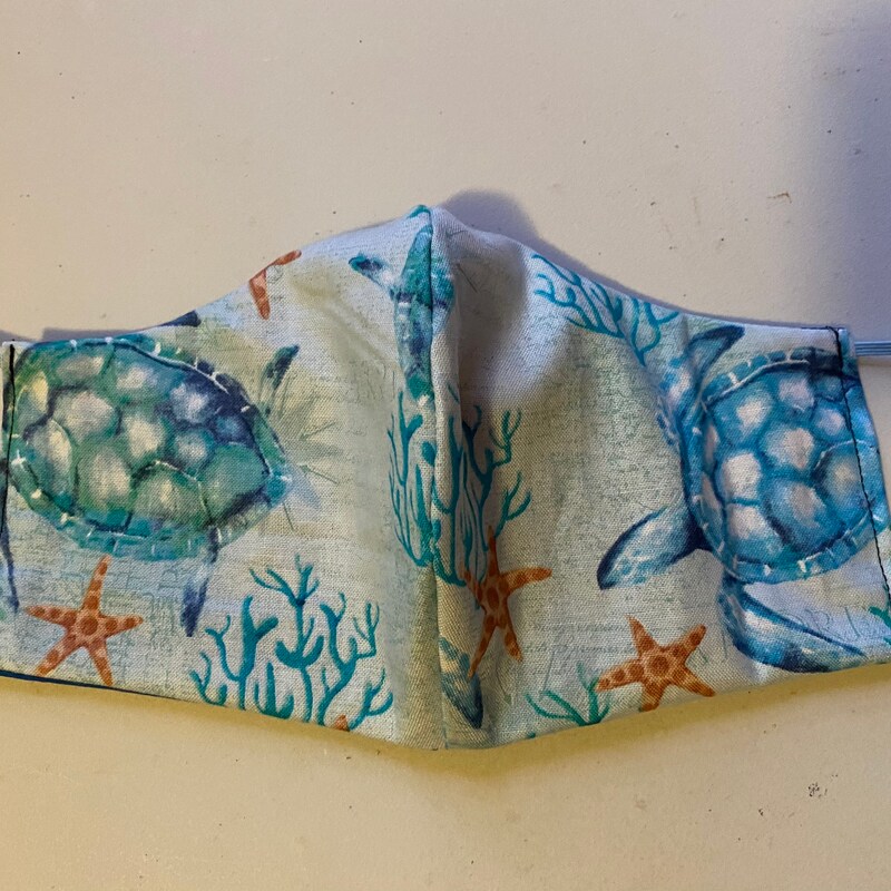 Sea Turtle Face Mask - Etsy