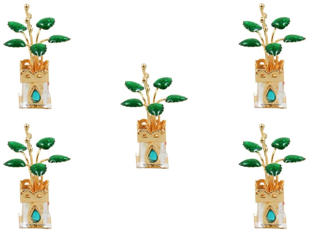 Goldgiftideas Pure Silver Tulsi Plant for Home gold Plated, Return ...