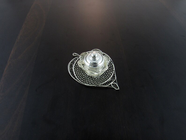 Goldgiftideas Silver Plated Pan Shape Kankavati With Lid, Pooja Items ...