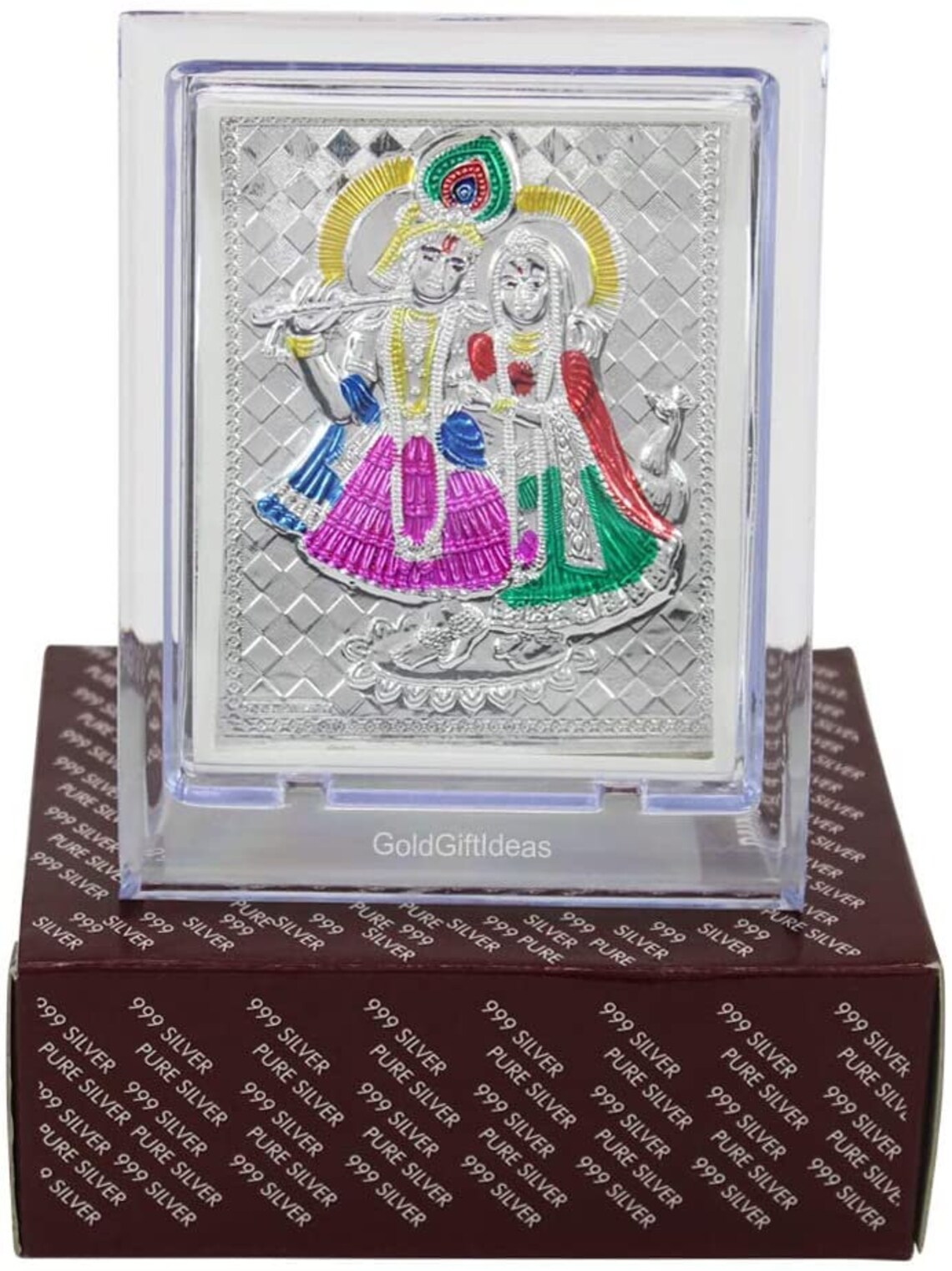 Goldgiftideas Silver Radhe Krishna Photo Frame for Gift | Etsy