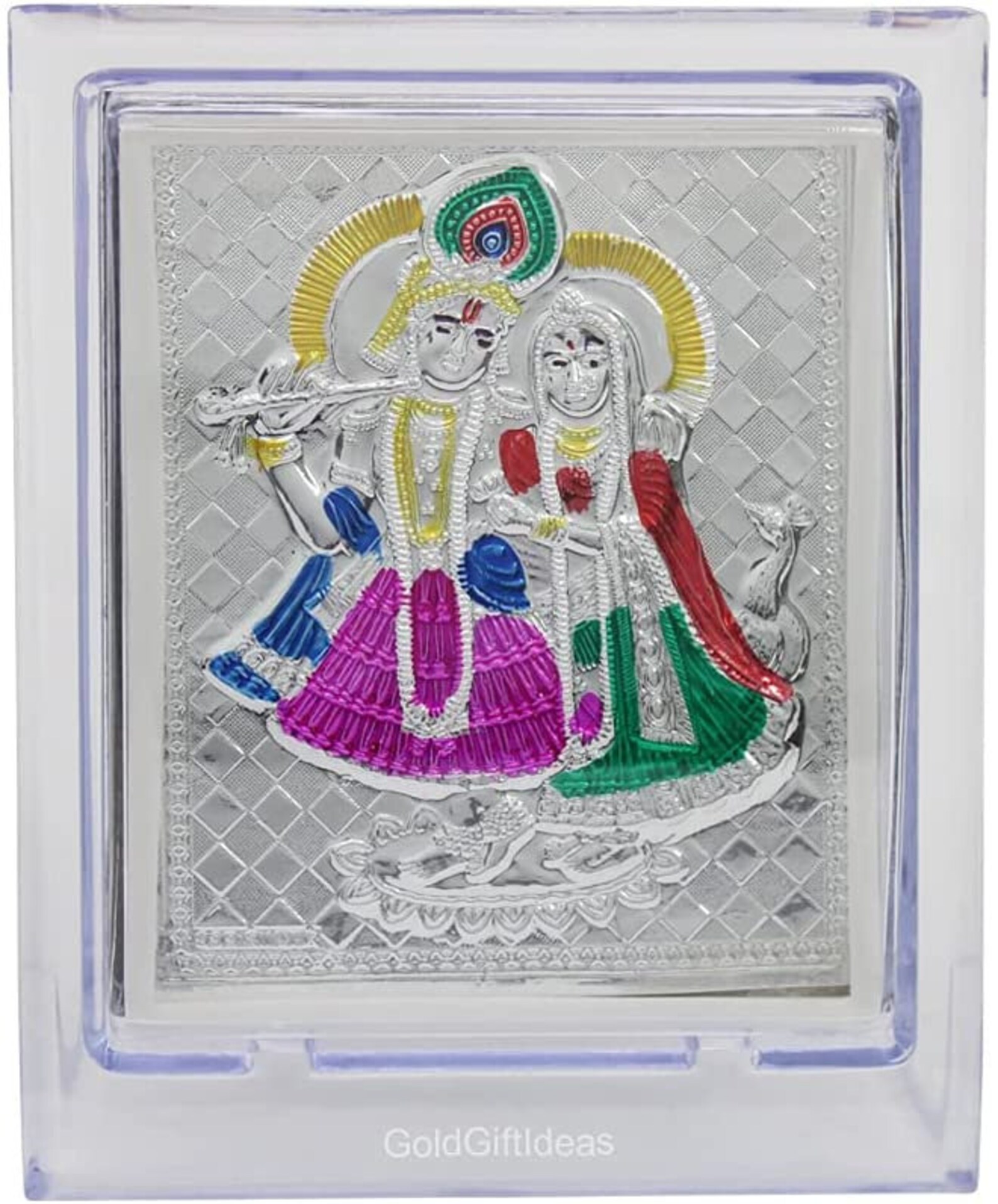 Goldgiftideas Silver Radhe Krishna Photo Frame for Gift | Etsy