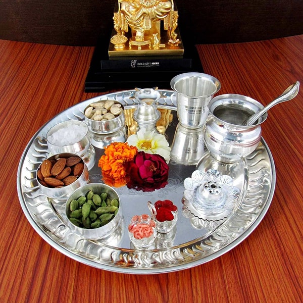 German Silver Pooja Items - Etsy