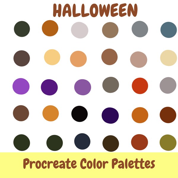 Witch Color Palette - Etsy