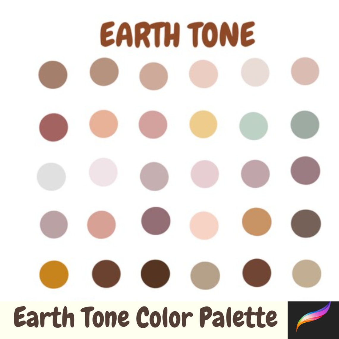 Earth Tone Color Palette, Shade Color Palette, Portrait Color Palette ...