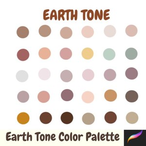 Earth Tone Color Palette, Shade Color Palette, Portrait Color Palette ...
