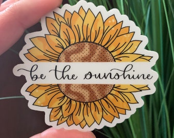 Christian Be the Sunshine Car Decal Sticker Matthew 5:16 - Etsy