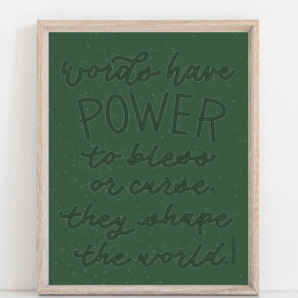 Power Words - Etsy