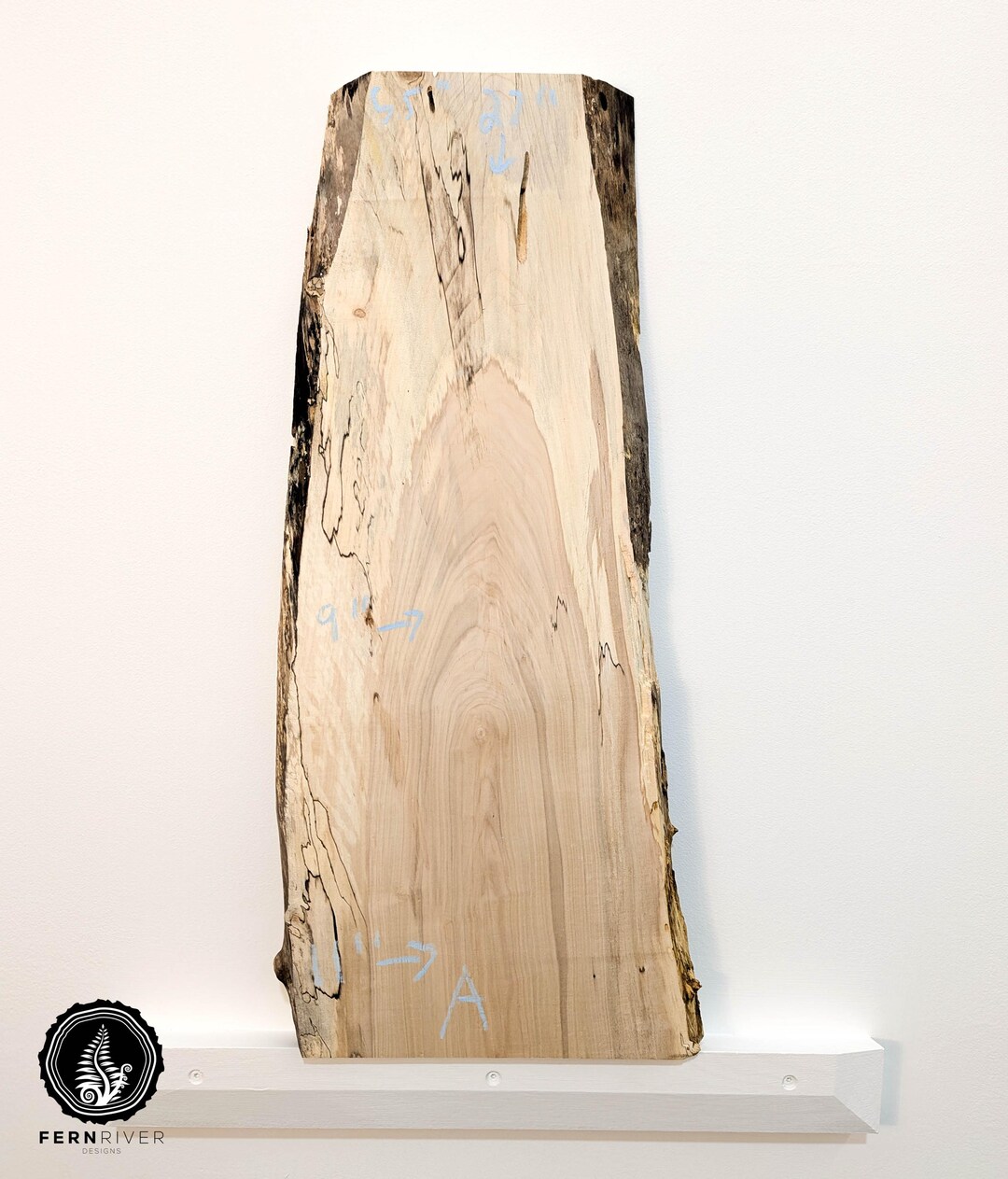 Live Edge Spalted Silver Maple Slab - WYSIWYG (what You See is What You ...