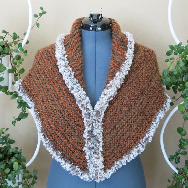 PDF Pattern Knit Shawl, Scottish Highlander Shawl Hand Knitting Pattern ...