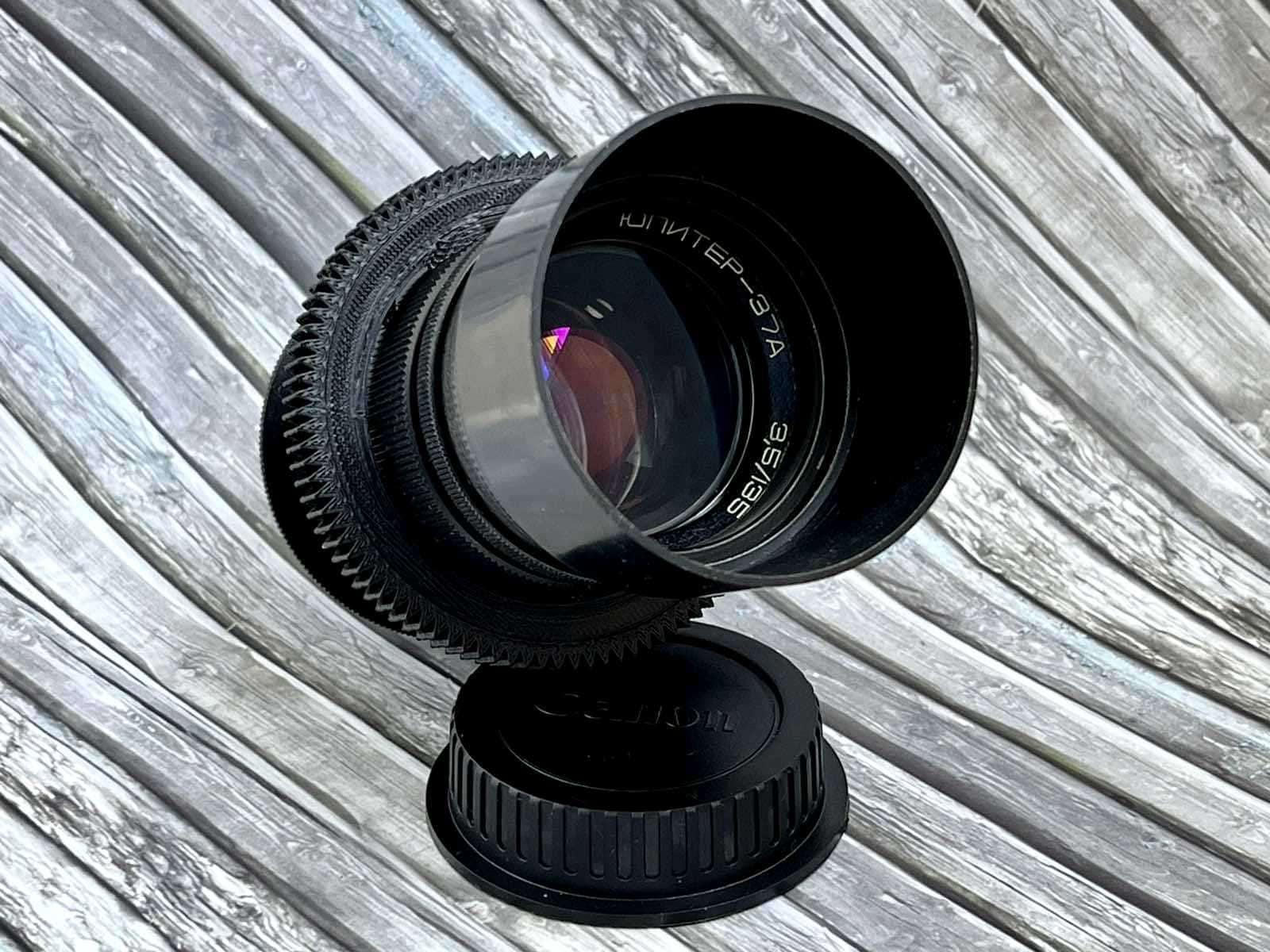 Jupiter-37a ANAMORPHIC Lens, Canon EF Mount Vintage Soviet Lens ...