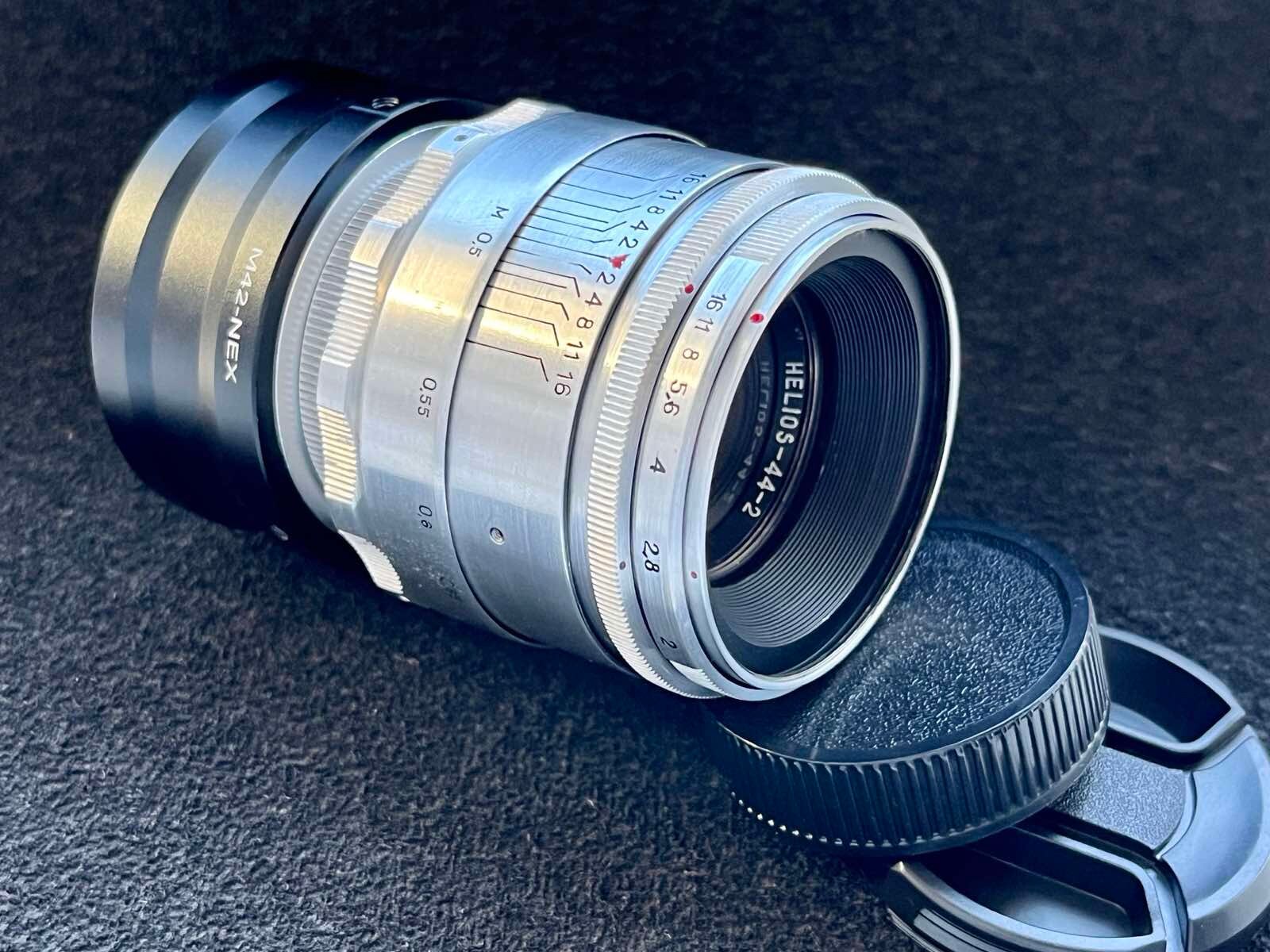 Helios-44-2 58mm F2 Lens, Adapter Sony E NEX, Vintage Soviet Lens ...