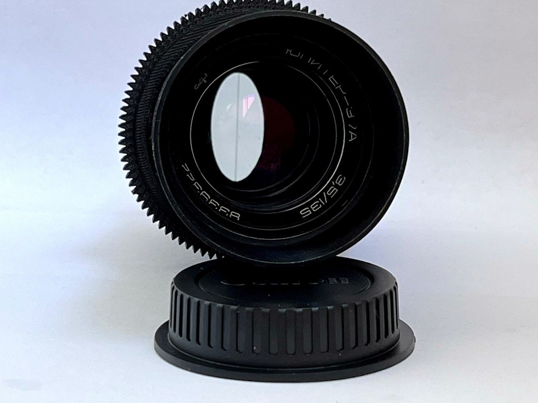 Jupiter-37a ANAMORPHIC Lens, Canon EF Mount Vintage Soviet Lens ...