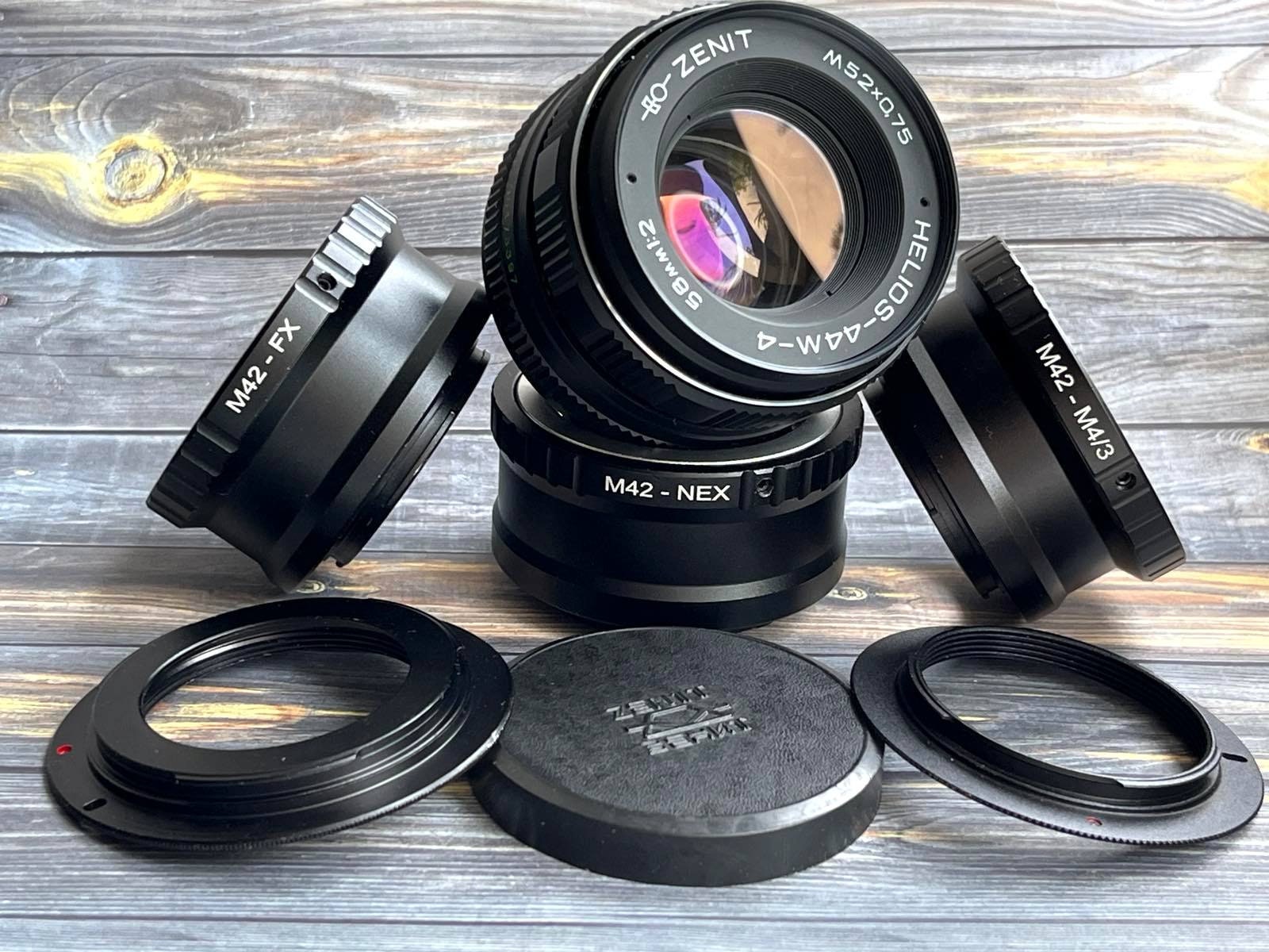 Petzval Helios-44М-4 58mm F2 Lens, Modified for Petzval Style Bokeh With Any Adapter of Your ...