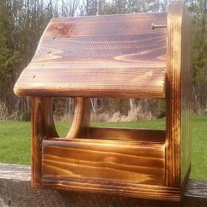 Decoratve Heart, Cedar Wood, Dove or Robin Nesting Shelf, TBNUP #3 - Etsy