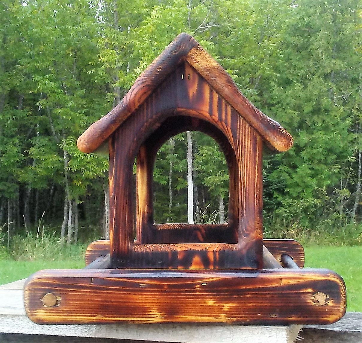 Large Arched Fly Through Platform Bird or Squirrel Feeder - Etsy