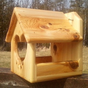 Decoratve Heart, Cedar Wood, Dove or Robin Nesting Shelf, TBNUP #3 - Etsy