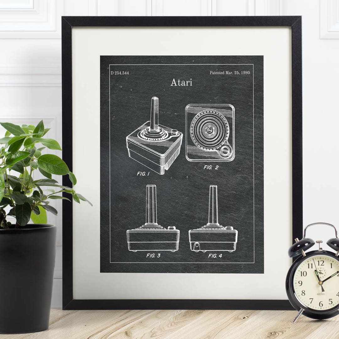Atari Patent Print Atari Patent Art Atari Patent Poster - Etsy