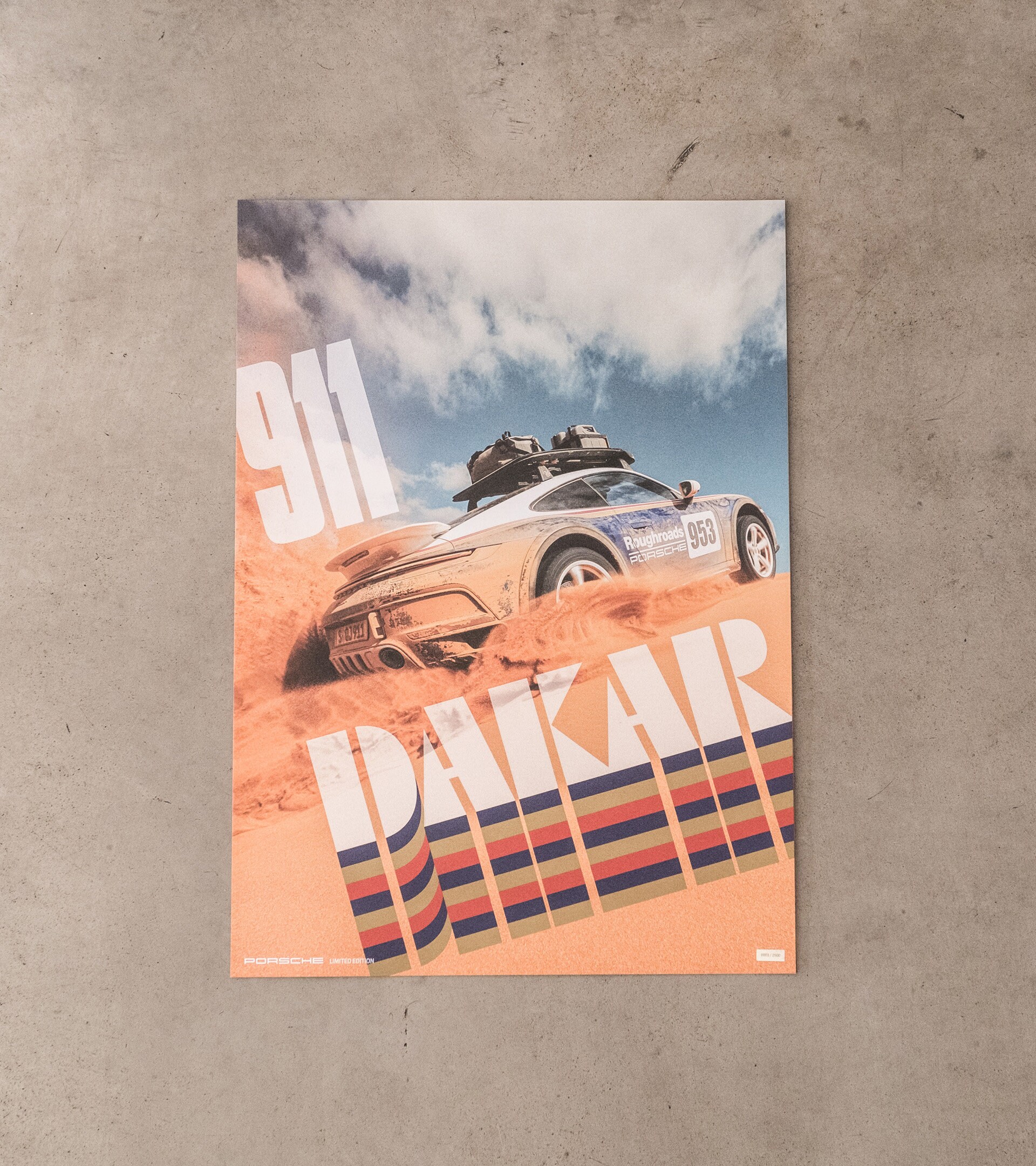 Porsche 911 Dakar Racing | Poster Set - Three Pieces in a Limited ...