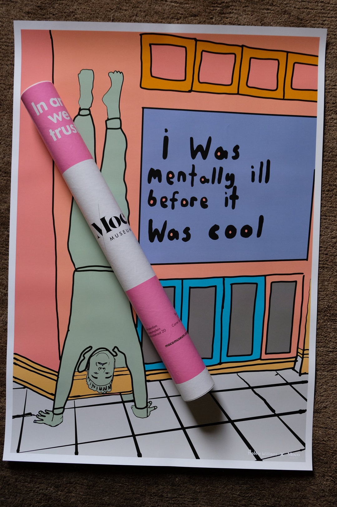 Robbie Williams - Moco Museum Amsterdam | Original Museum Poster I - Etsy