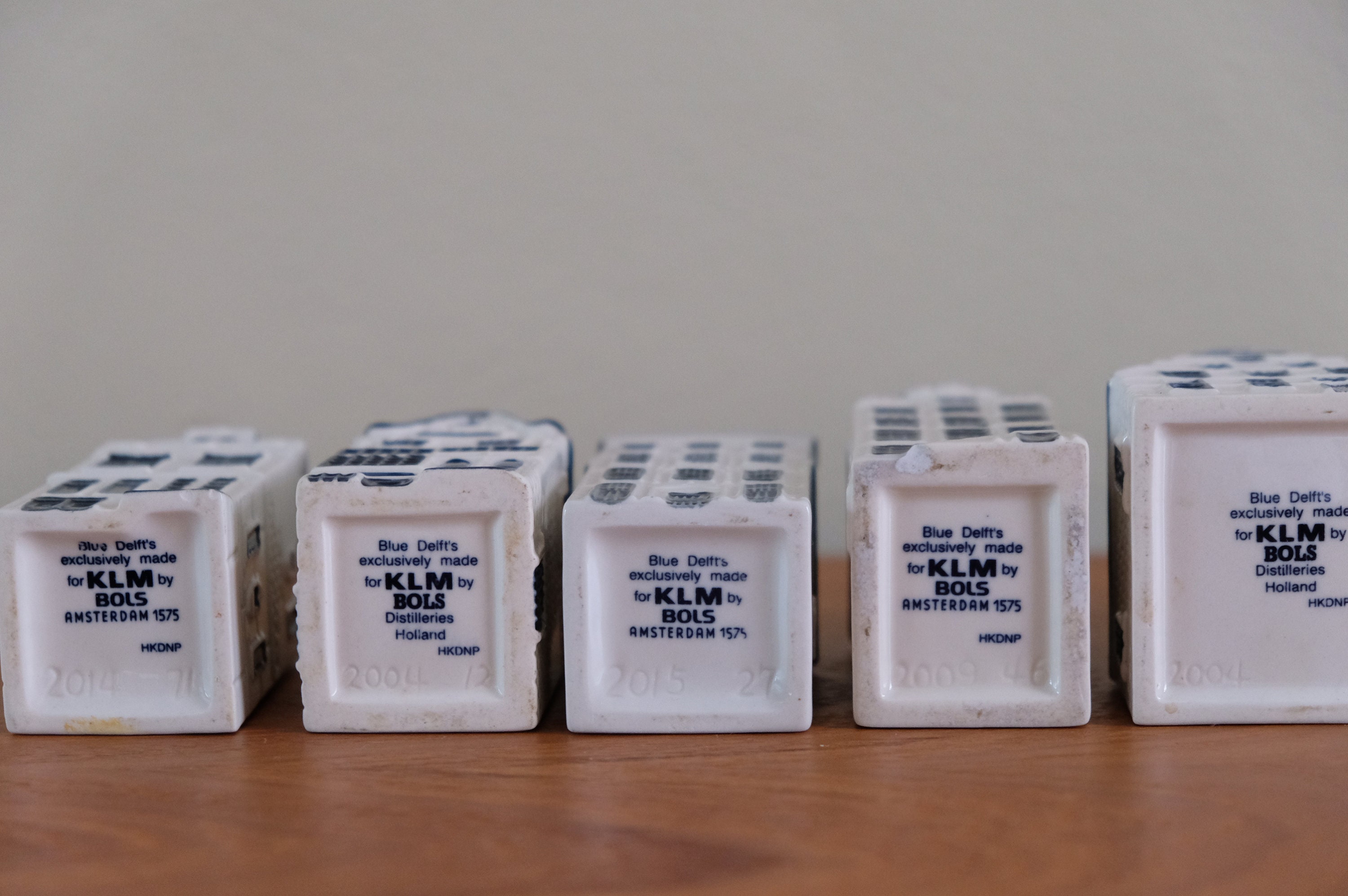 Delft Blue KLM Original Miniature Houses (10 KLM Items) Including Anne ...