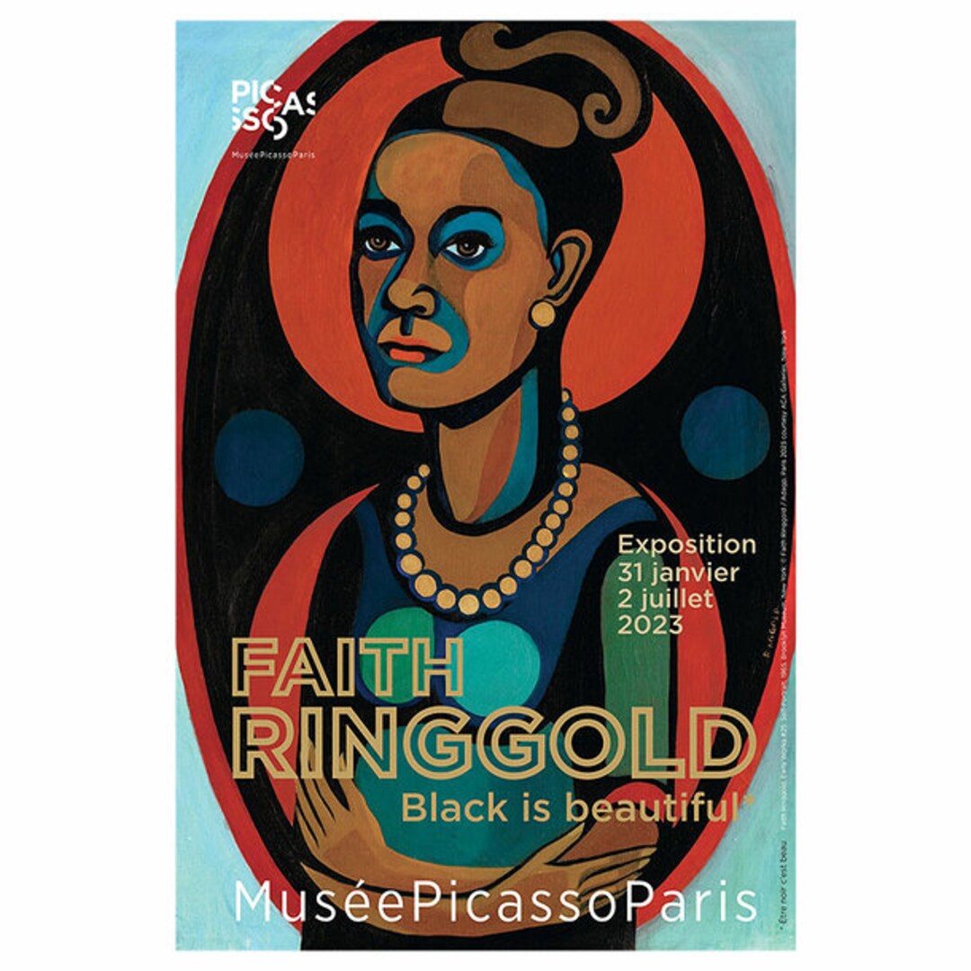 Faith Ringgold black is Beautiful Exposition Paris France - Etsy