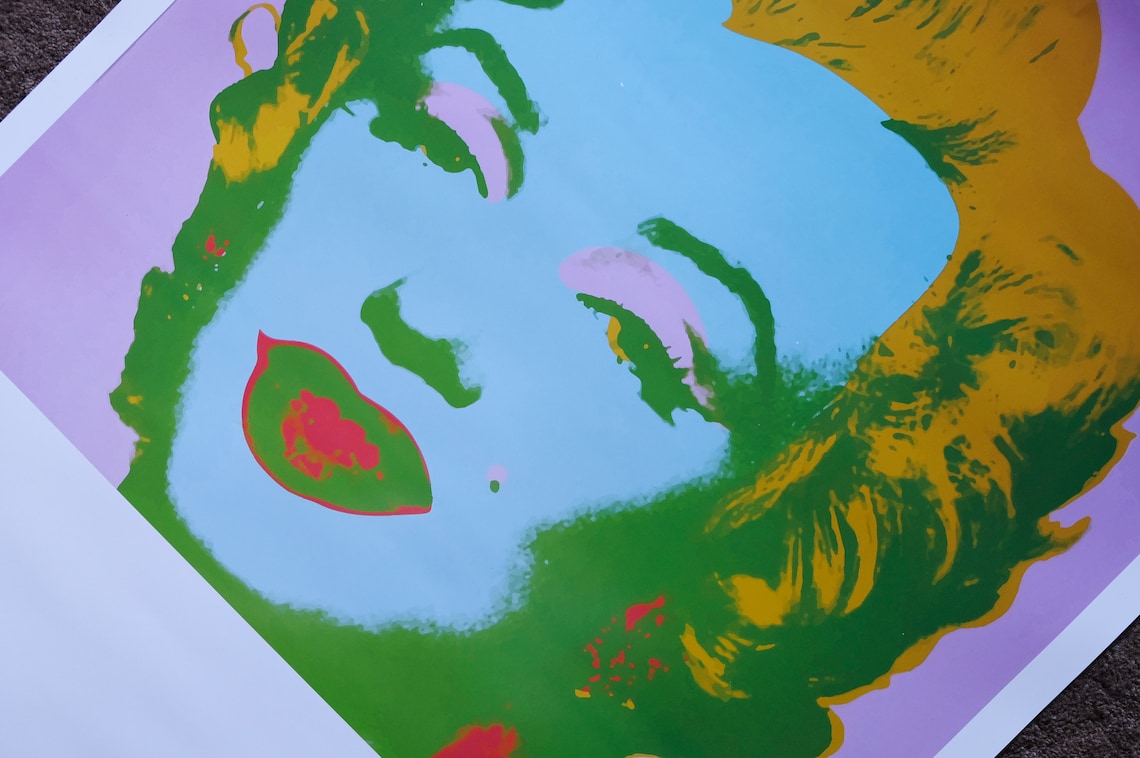 Moco Amsterdam Andy Warhol marilyn Monroe Original Exhibition Poster Moco Amsterdam Netherlands ...