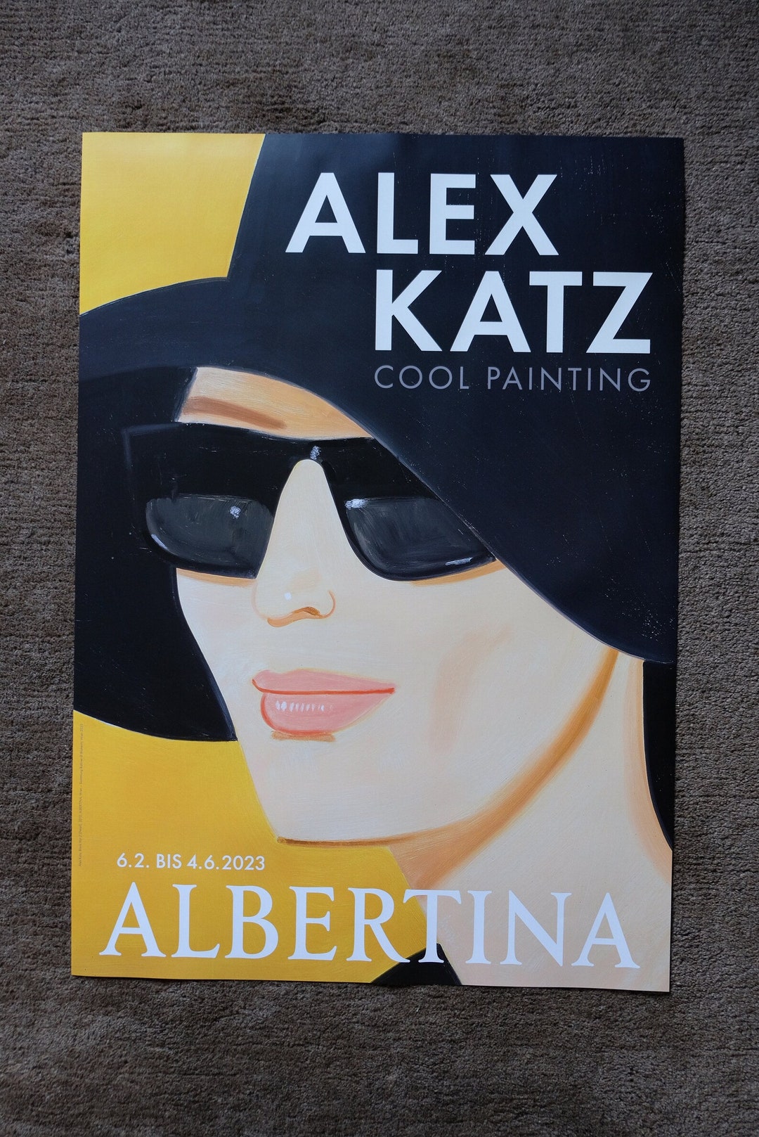 Alex Katz at Albertina Modern Museum | Original Exhibition Poster - Etsy