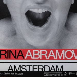 Marina Abramović - "a Mayor Retrospective" | Stedelijk Museum Amsterdam ...