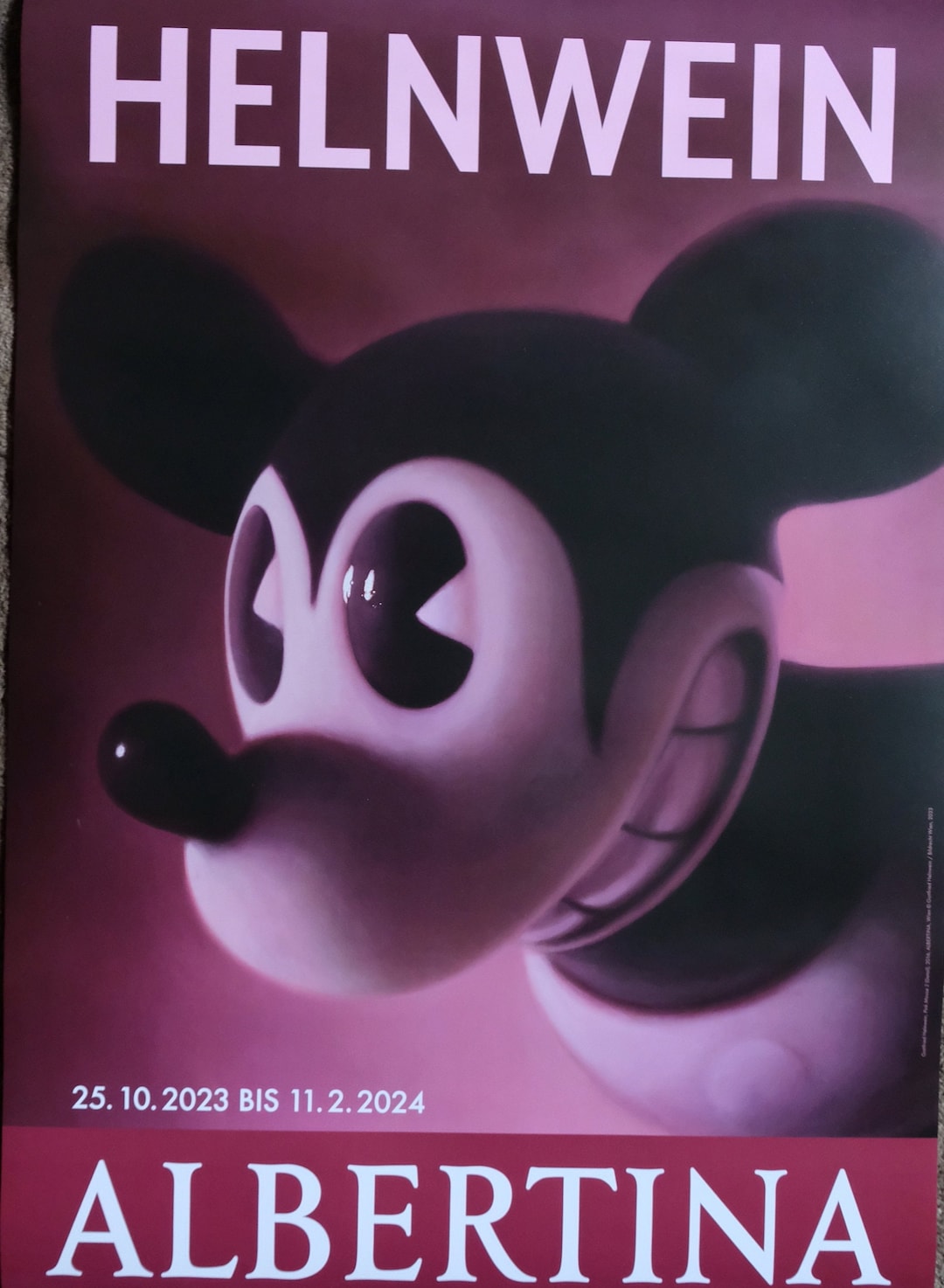 Helnwein Albertina Modern Original Exhibition Poster - Etsy