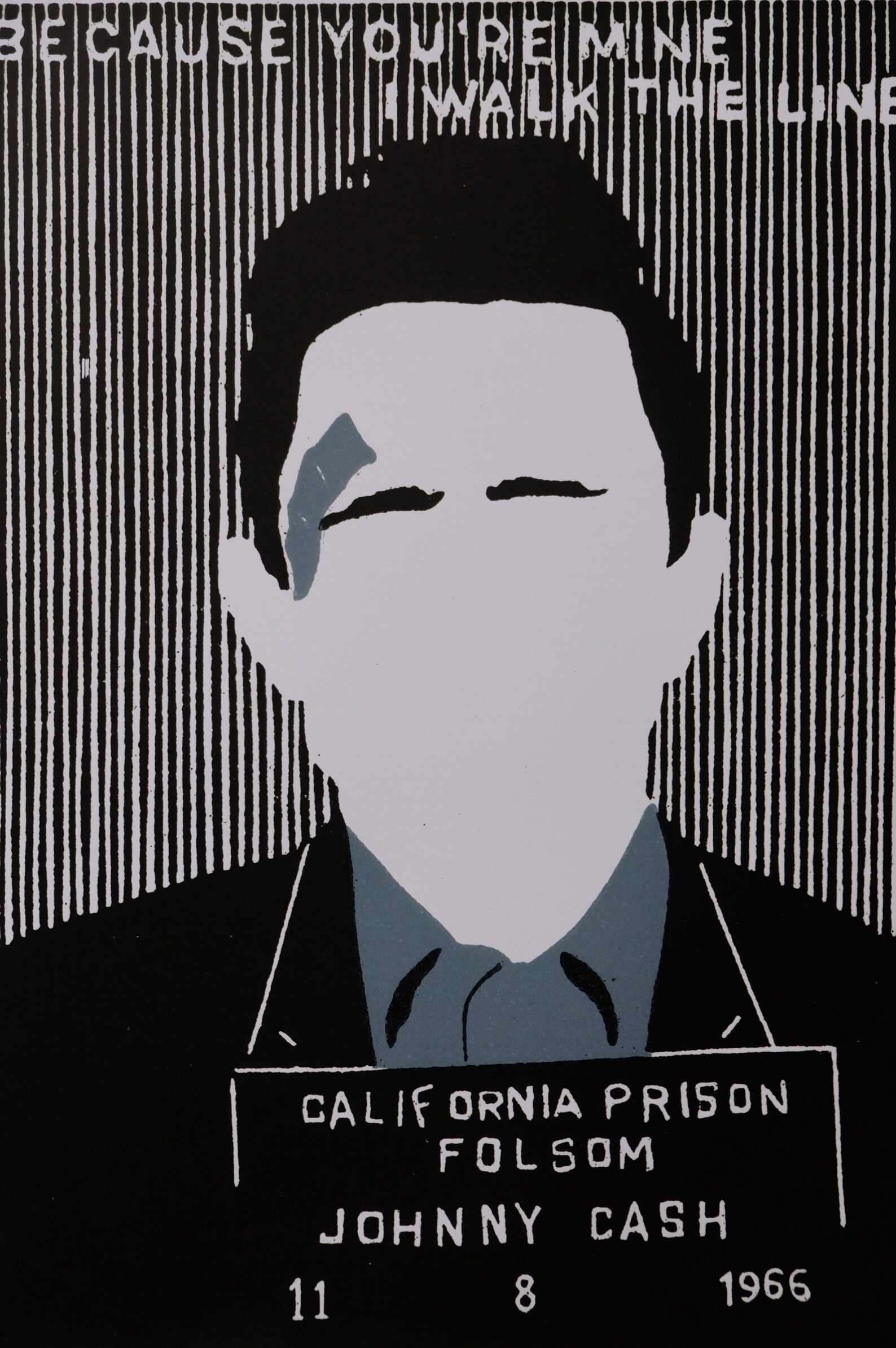 Johnny Cash "jail" Poster - Etsy
