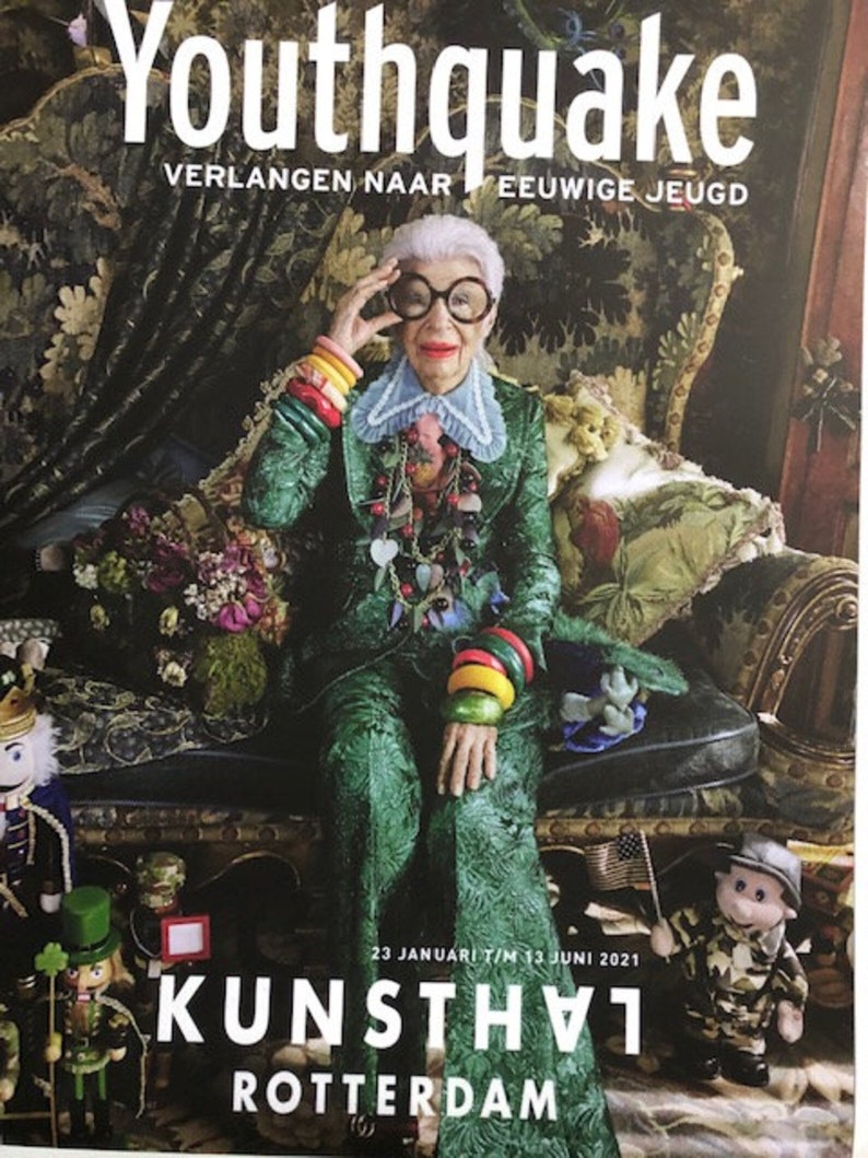 Iris Apfel "youthquake" | Kunsthal Rotterdam Netherlands - Etsy