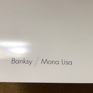 Moco Amsterdam Banksy "mona Lisa" | Original Exhibition Poster Moco Amsterdam - Netherlands - Etsy